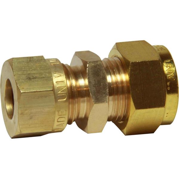 Brass Straight Coupling 3/8" x 15mm – Camping HQ UK