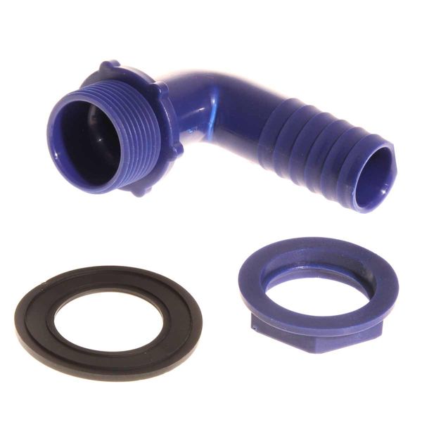 Plastic 20mm Angled Connector 3/4'' BSP (Pack of 10) – Camping HQ UK