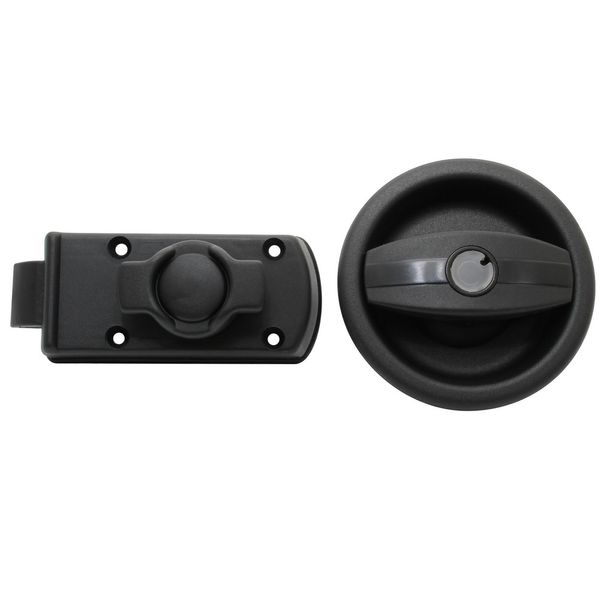 Zadi Door Lock Black L/H Left hand – Camping HQ UK