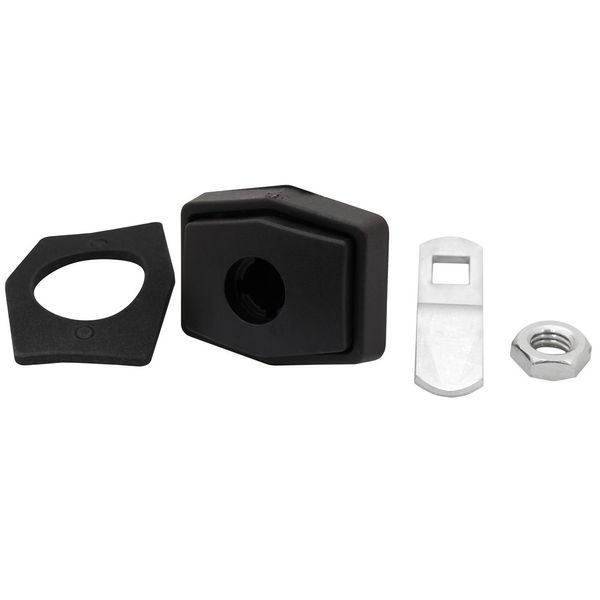 Zadi Rectangular Push Lock in Black – Camping HQ UK