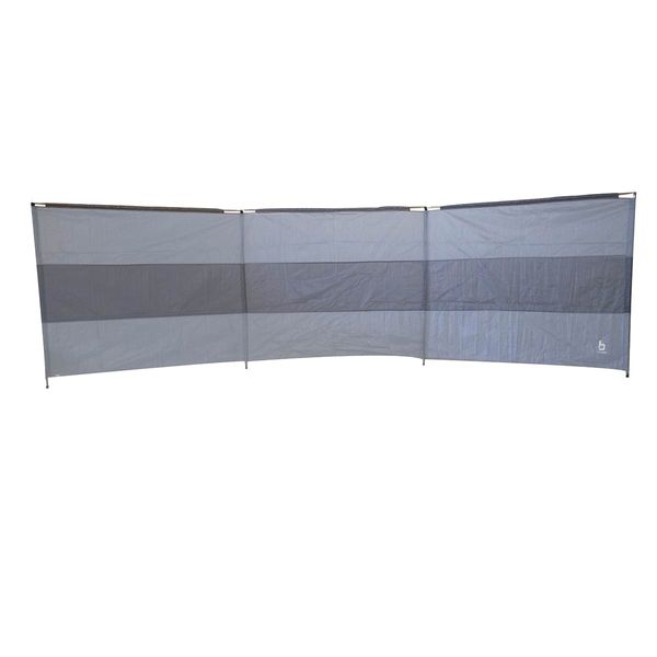 Bo-Camp Windbreak Ciara with Top Bars 3 Parts – Camping HQ UK