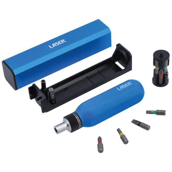 Laser Tools Ratchet Screwdriver Set (10-In-1) – Camping HQ UK