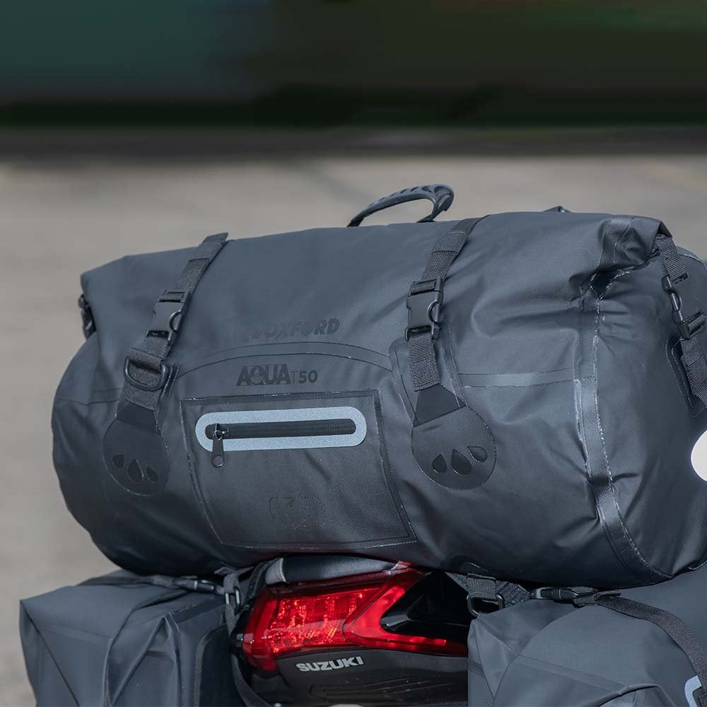Oxford Aqua Roll Bag T-50 (Black / 50 Litre) Waterproof – Camping HQ UK