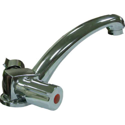 Dimatec Chrome Monobloc Tap With Fold Down Spout – Camping HQ UK