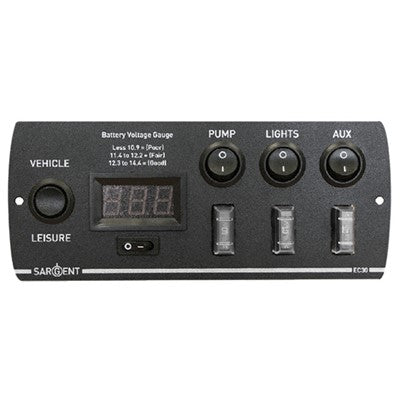 Sargent EC30 Battery Voltage Gauge Control Panel – Camping HQ UK