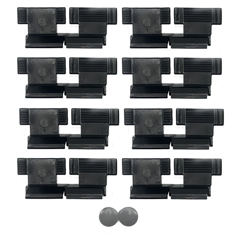 Hartal Black 8 Standard Flyscreen Clips – Camping HQ UK