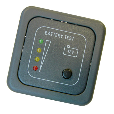 CBE Grey Battery Test Panel with LED – Camping HQ UK