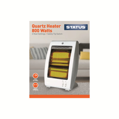 Status 800W Quartz Heater White – Camping HQ UK