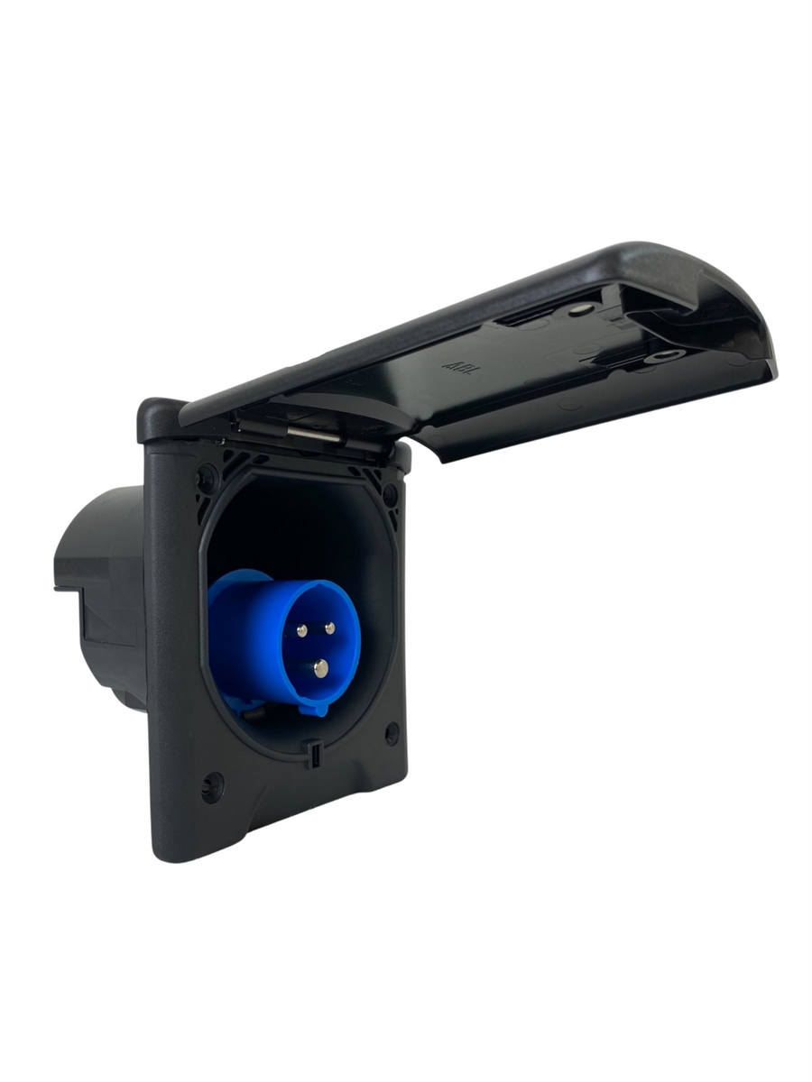 Fawo 230V Mains Inlet Socket With Magnetic Close (Three Colours ...